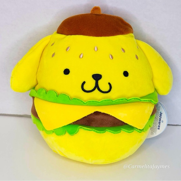 Squishmallows | Toys | Pompompurin Cheeseburger Dog Hello Kitty Friends ...